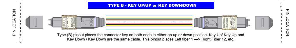 OS2-MPO-MPO-12Fibre-1M-B Switch SFP — Switch SFP Ltd